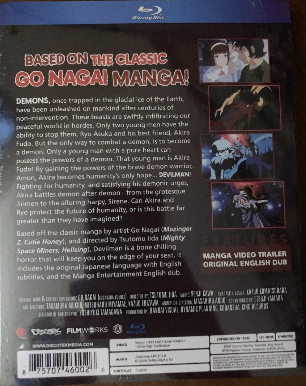 Devilman: The Complete OVA Series – Blurays For Everyone