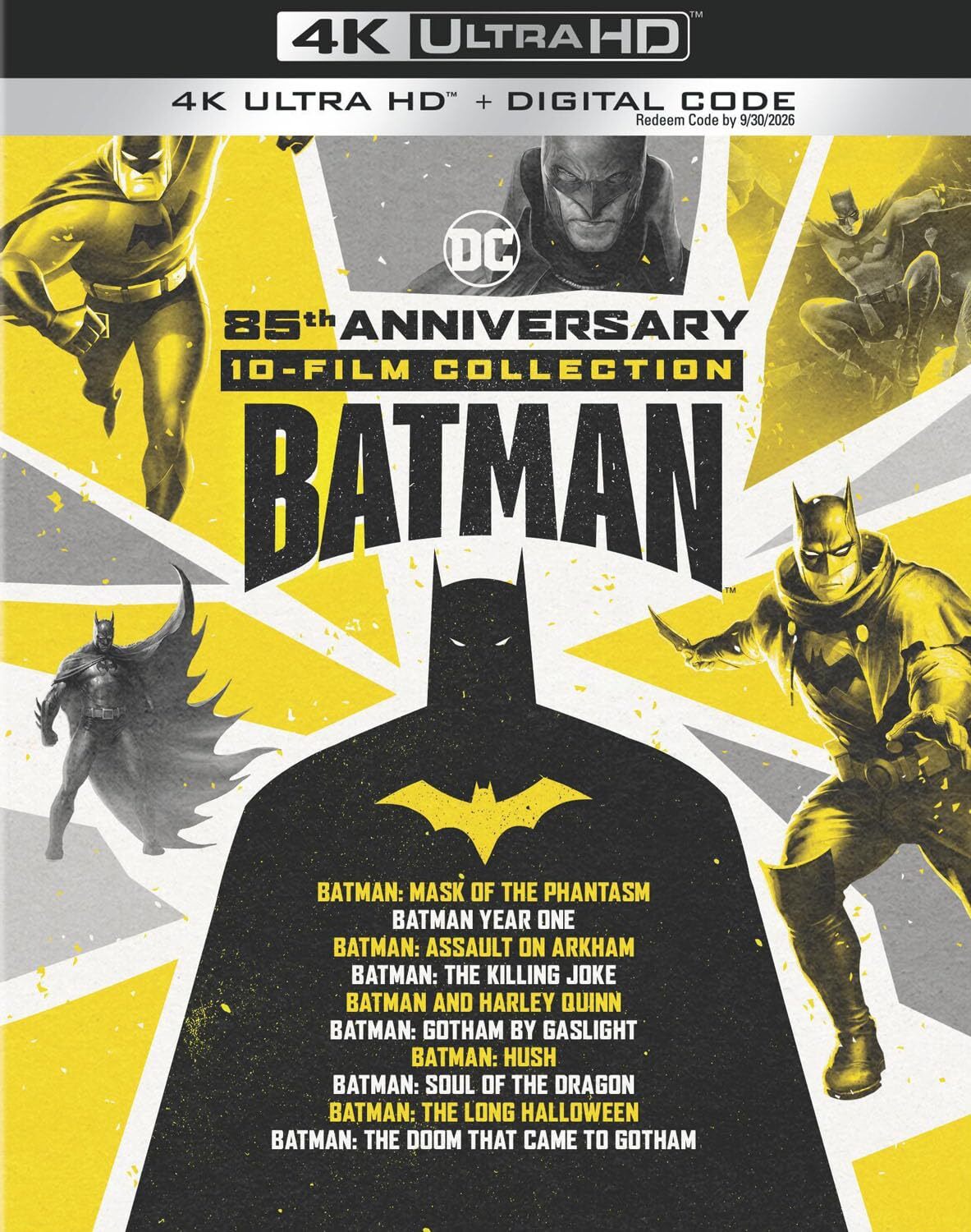 Batman 4K Collection: 85th Anniversary 10-Film Collection Edition ...