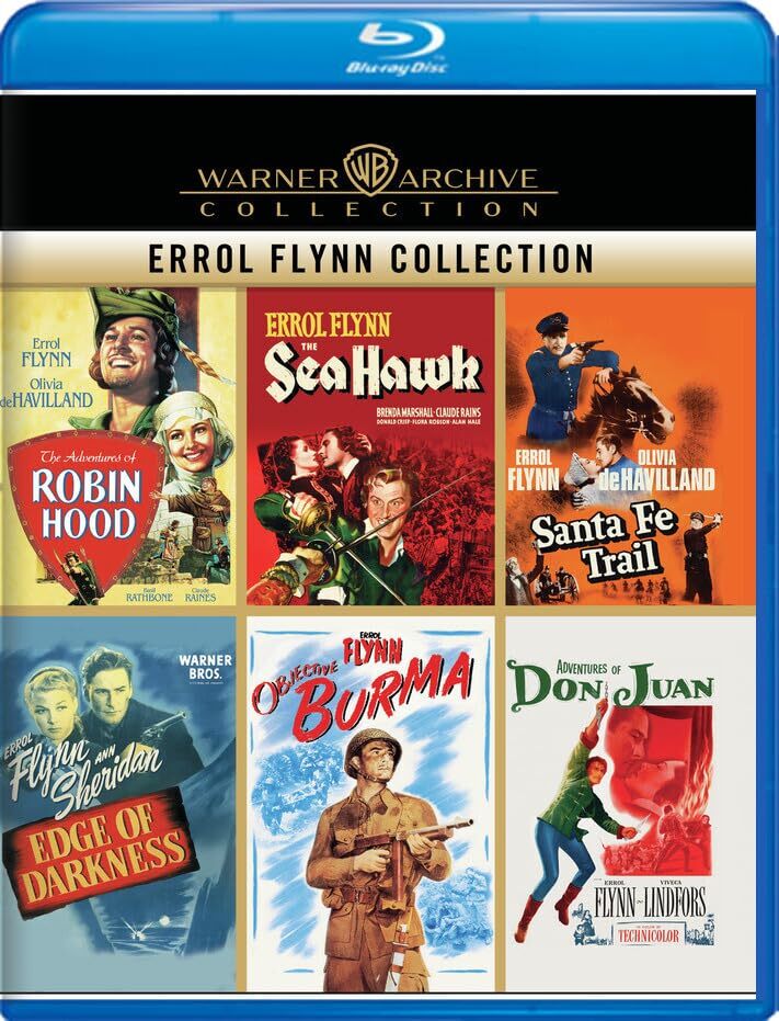Errol Flynn Collection: Warner Archive Collection – Blurays For Everyone