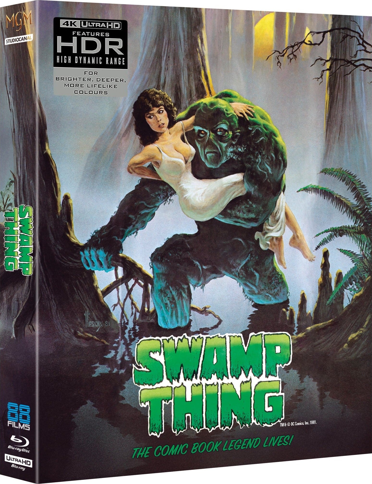 Swamp Thing 4K: Deluxe Limited Edition - Alternate Art (UK)(Exclusive ...