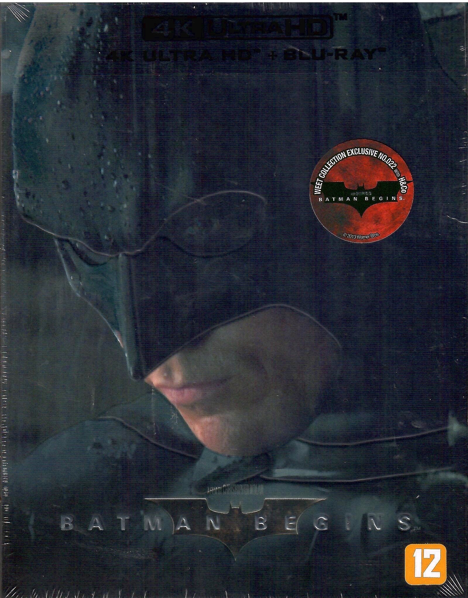 Batman Begins 4K Full Slip SteelBook (WCE#22)(Korea) – Blurays For Everyone