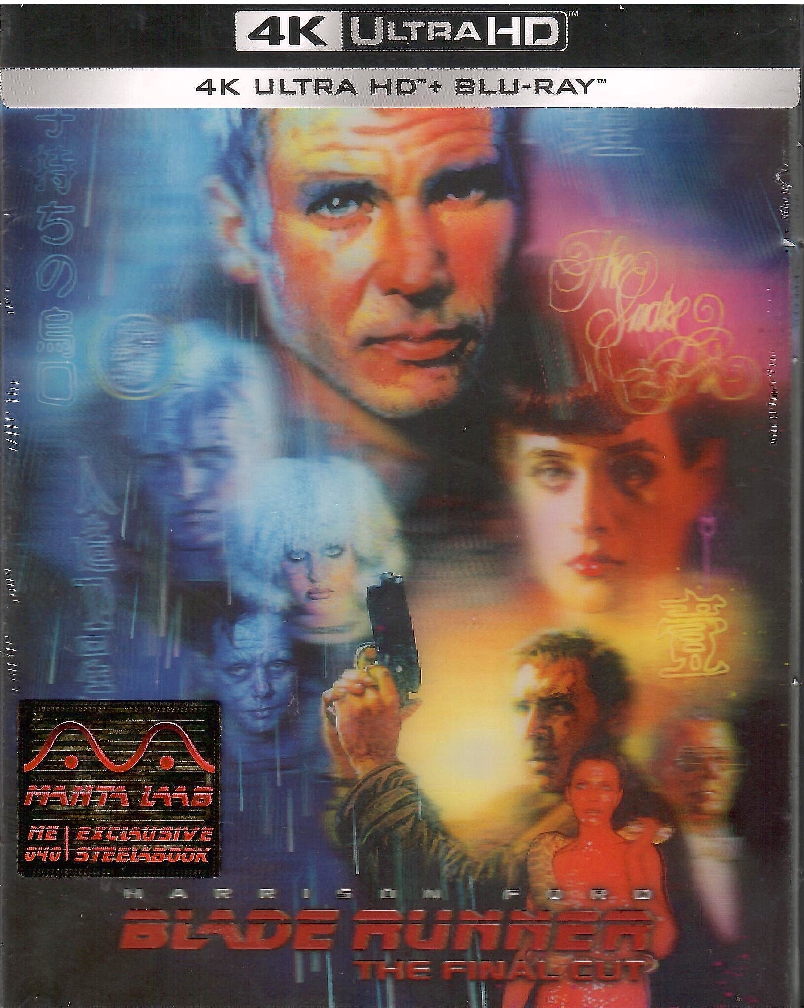 Blade Runner 4K Double Lenticular SteelBook: The Final Cut (1982)(ME#4 ...