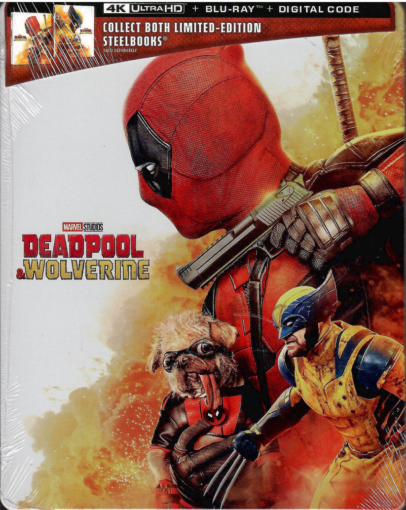 Deadpool and Wolverine 4K SteelBook: Deadpool Edition – Blurays For Everyone