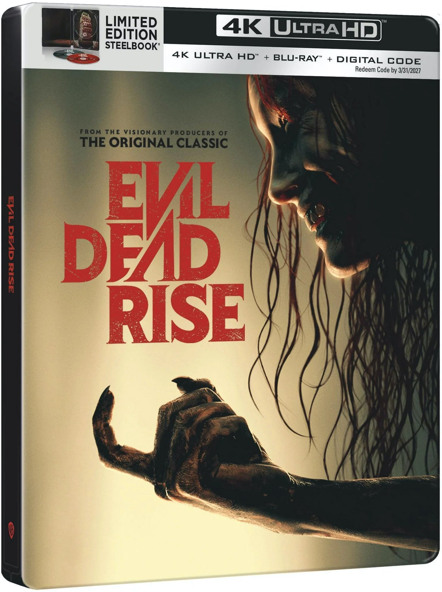Evil Dead Rise 4K SteelBook (Re-release)(Exclusive) – Blurays For Everyone