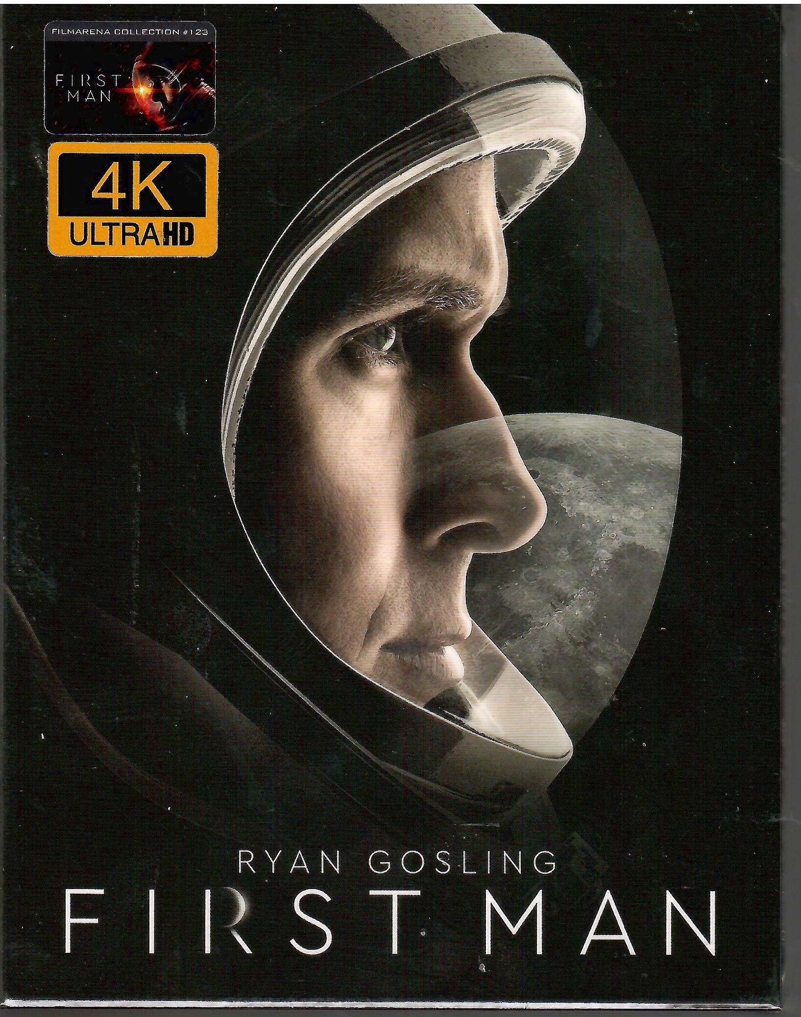 First Man 4K XL Full Slip SteelBook + Lenticular Magnet (2018)(FAC#123 ...