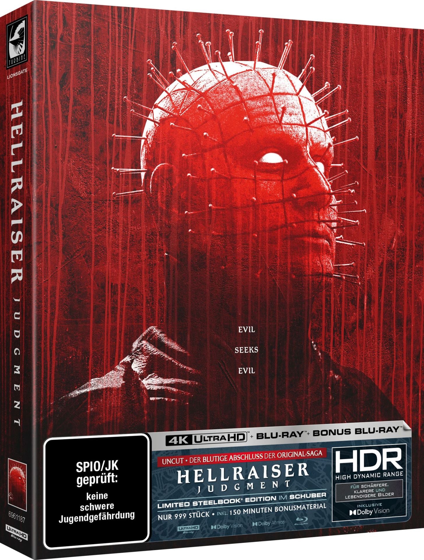 Hellraiser: Judgment 4K Full Slip A SteelBook (Germany) – Blurays For Everyone