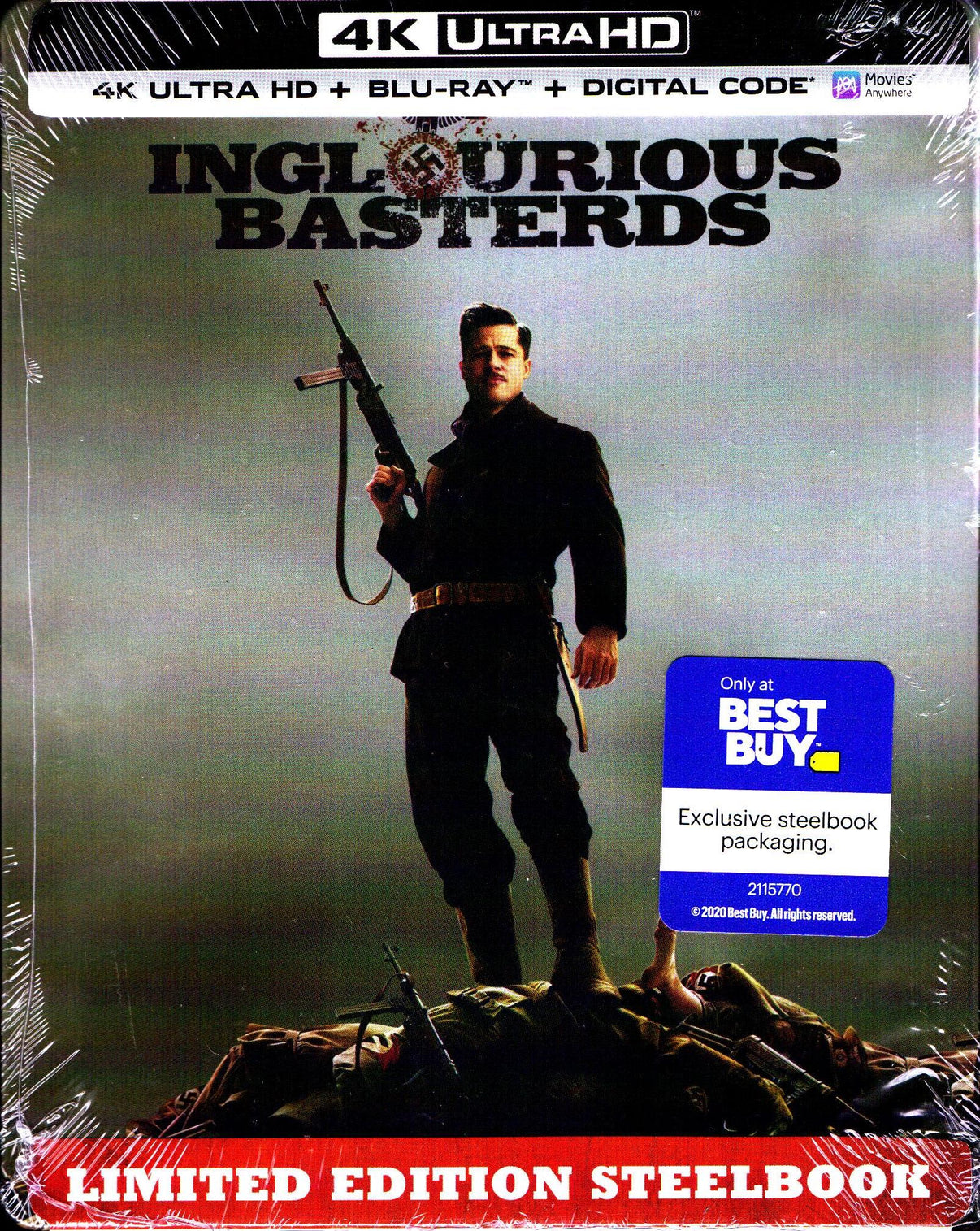 Inglourious Basterds 4K SteelBook (Exclusive) – Blurays For Everyone