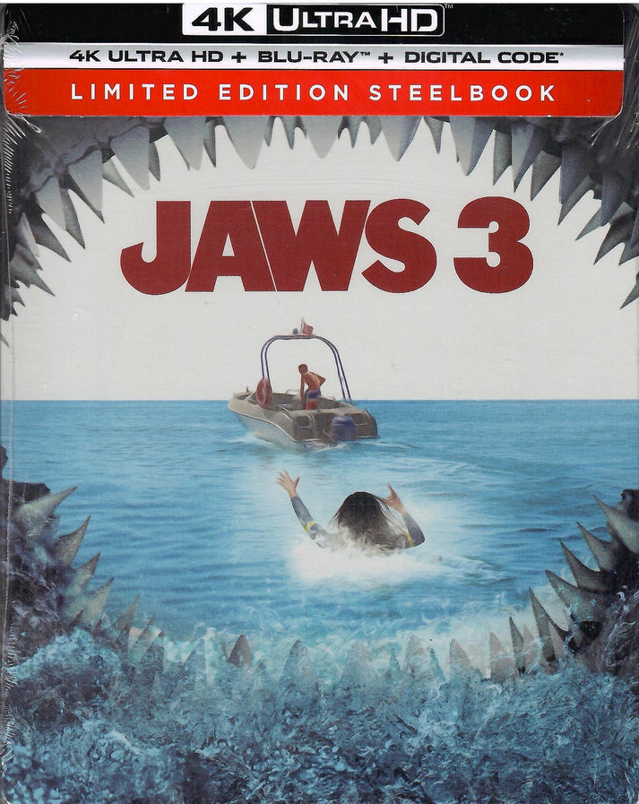 Jaws 3 4K SteelBook (1983) – Blurays For Everyone