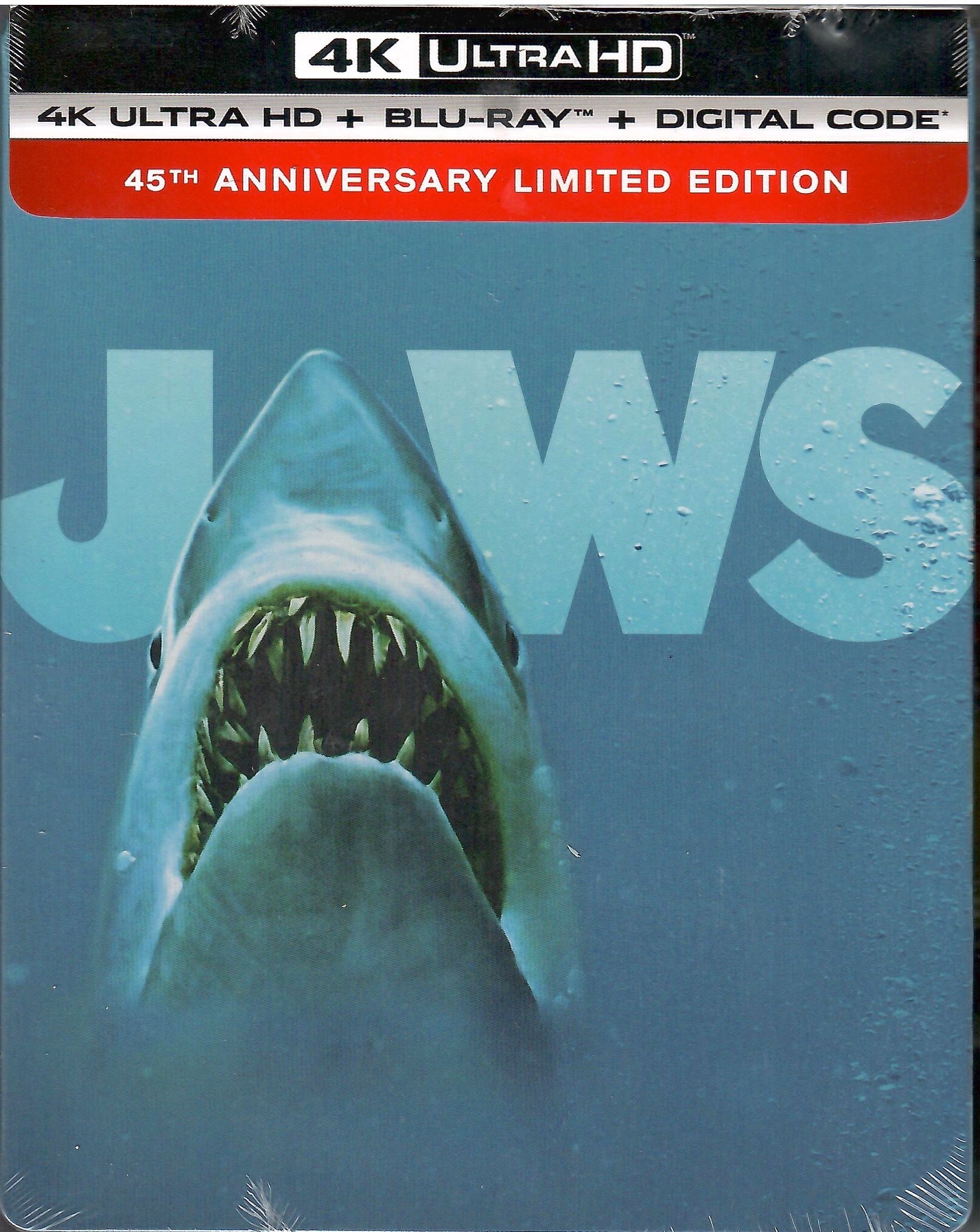 Jaws 4K SteelBook: 45th Anniversary Edition (1975) – Blurays For Everyone