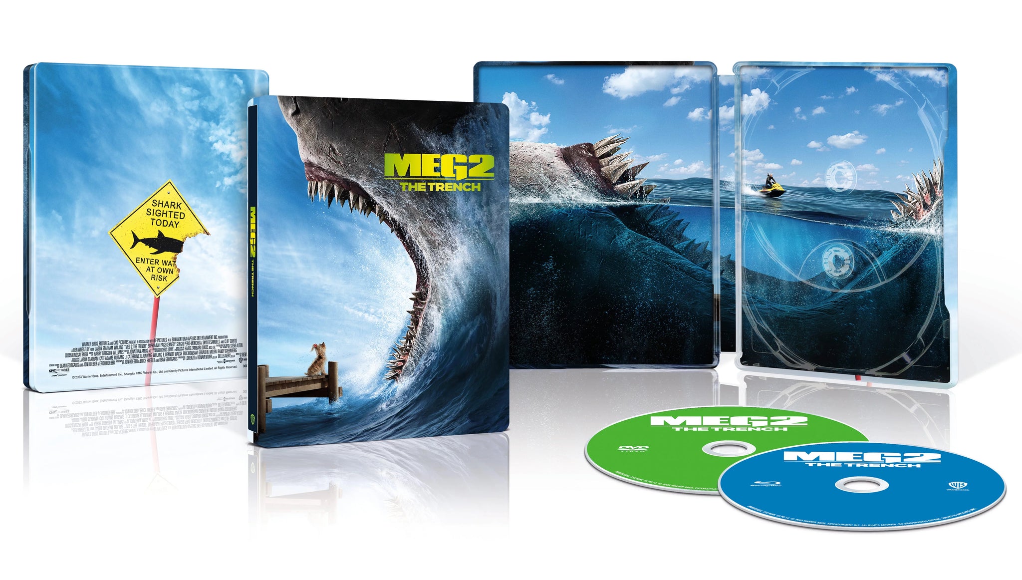 Meg 2: The Trench SteelBook (Exclusive) – Blurays For Everyone