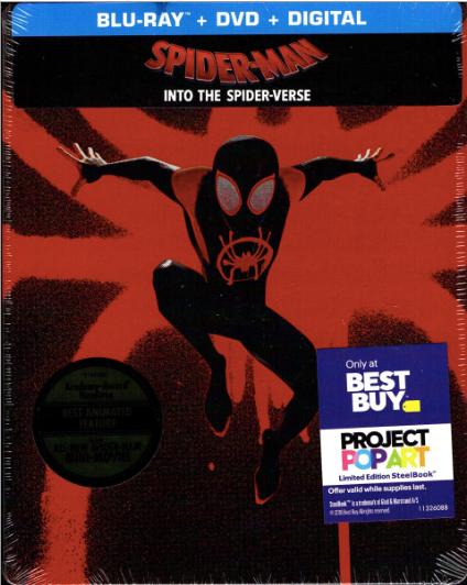 Spider-Man: Into the Spider-Verse SteelBook (Spiderman)(Spiderverse ...