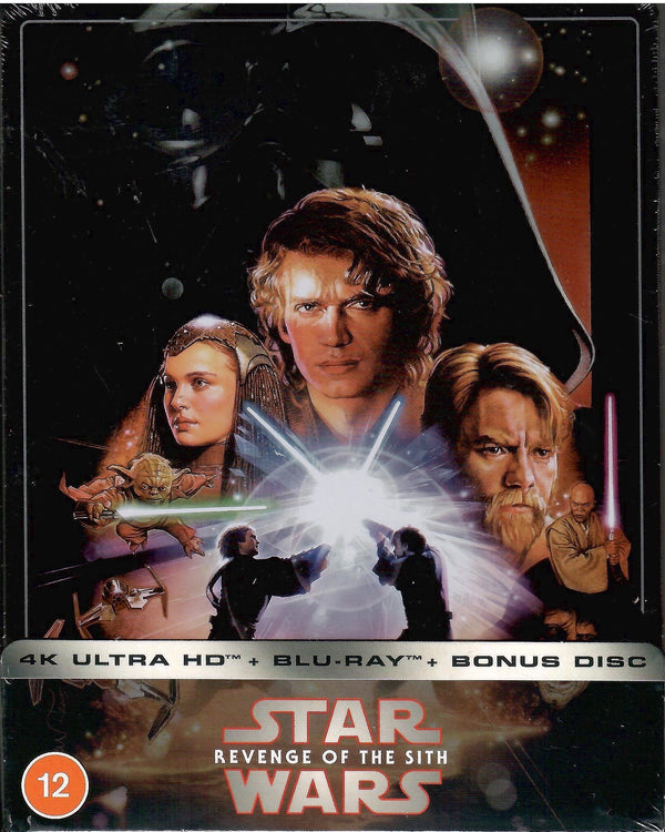 Star Wars: Episode III - Revenge of the Sith 4K SteelBook (UK ...