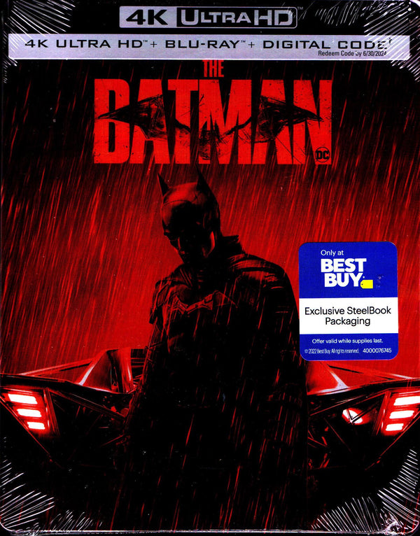 The Batman 4K SteelBook (2022)(Re-re-release)(Exclusive) – Blurays For Everyone