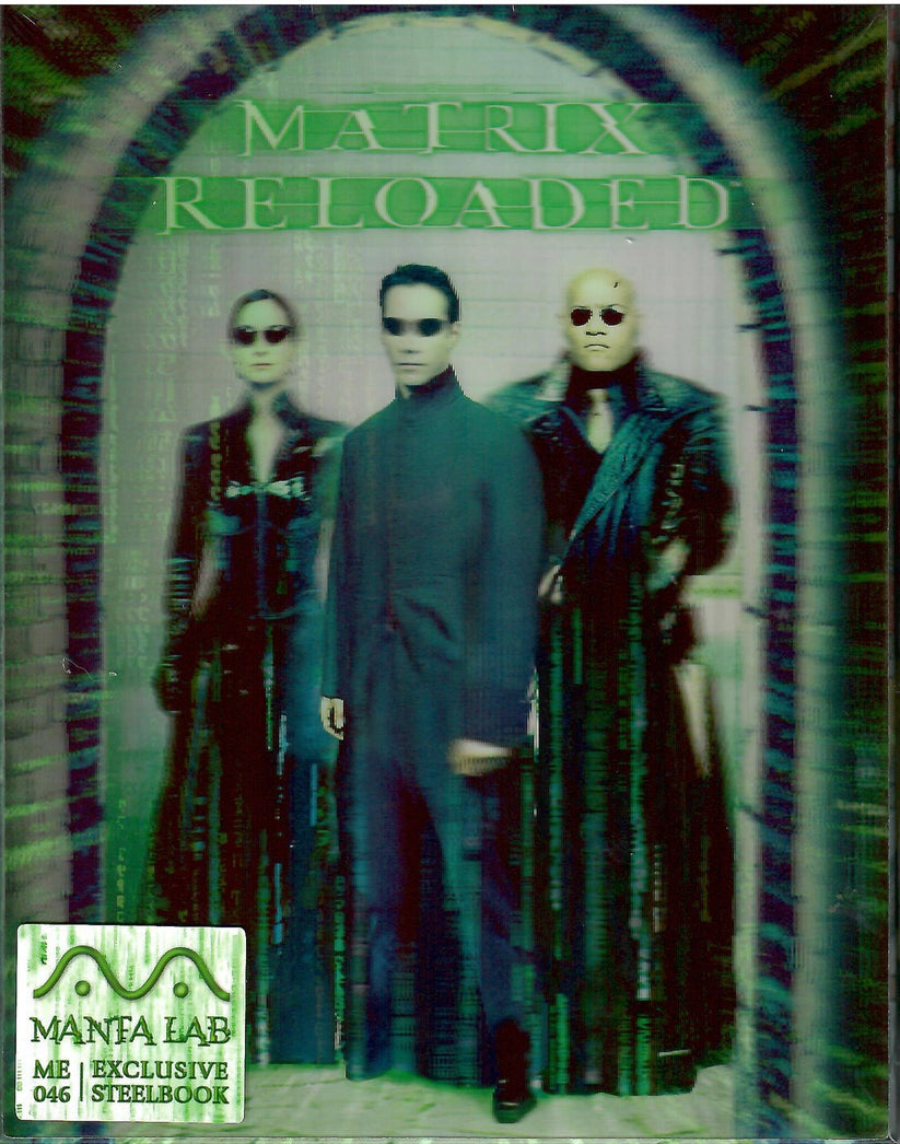 The Matrix Reloaded 4K Double Lenticular SteelBook (ME#46)(Hong Kong ...