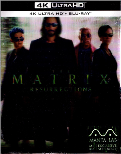 The Matrix Resurrections 4K Double Lenticular SteelBook (ME#48)(Hong K ...