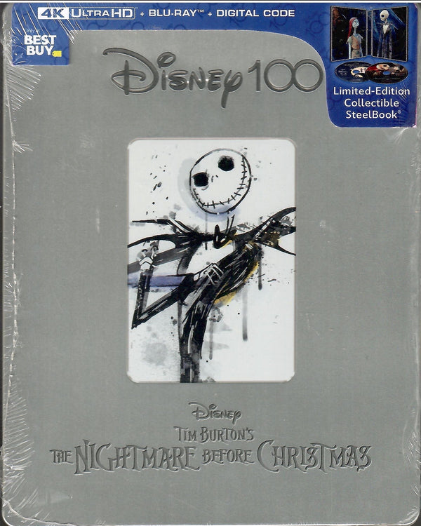 The Nightmare Before Christmas 4K SteelBook: Disney 100th Anniversary ...