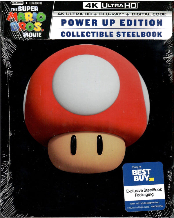 Super Mario Bros. Movie 4K SteelBook (Exclusive) – Blurays For Everyone