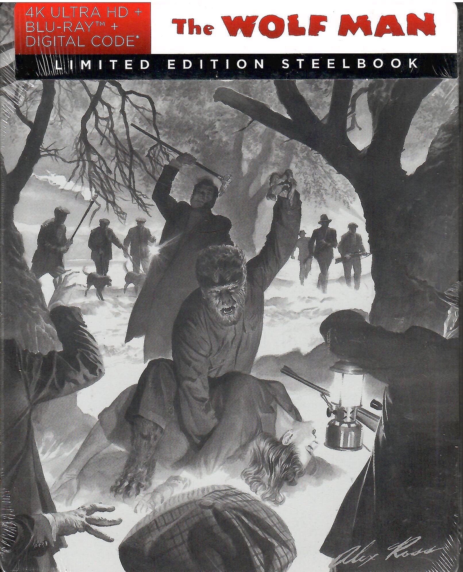 The Wolf Man 4K SteelBook w/ Alex Ross Artwork (1941)(Exclusive ...