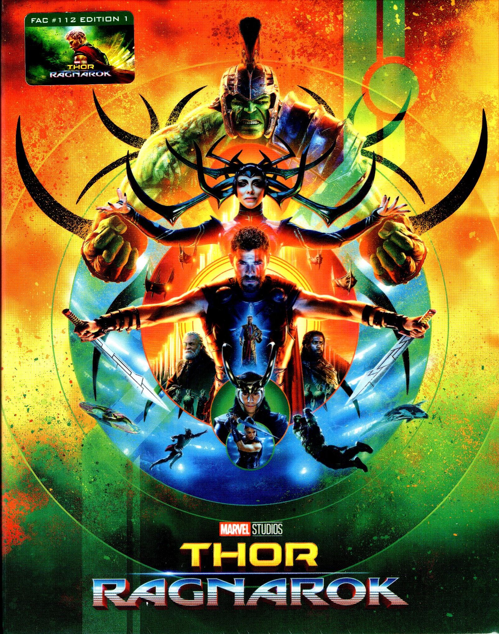 Thor: Ragnarok 3D Full Slip SteelBook (FAC#112)(Czech) – Blurays For ...