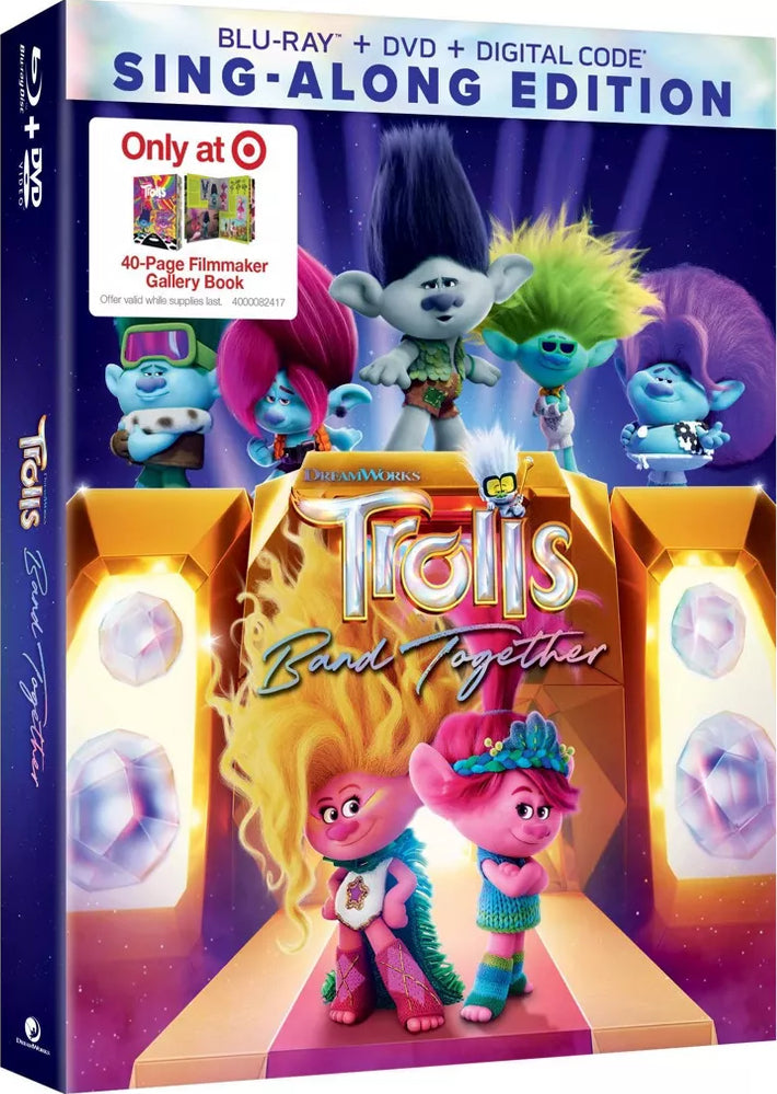 Trolls Band Together w/ Booklet (Exclusive) – Blurays For Everyone