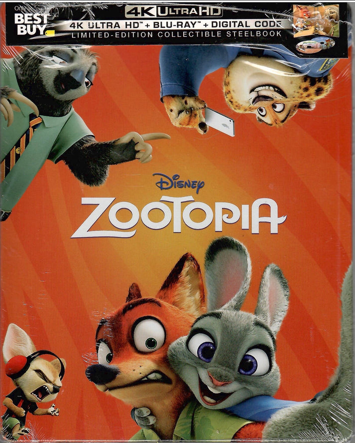 Zootopia 4K SteelBook (2016)(Exclusive) – Blurays For Everyone