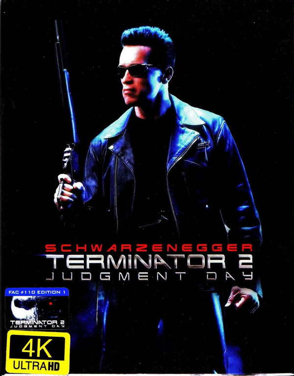 Terminator 2: Judgement Day 4K XL Full Slip SteelBook + Lenticular Mag ...